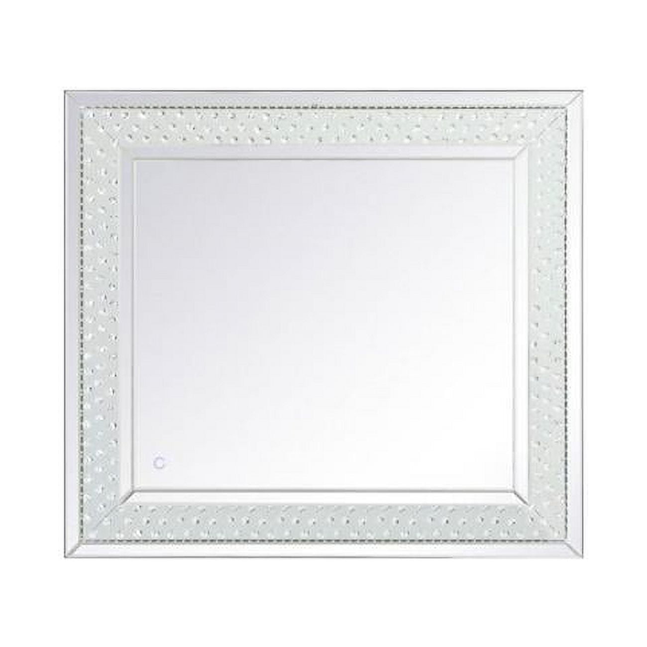 36 x 40 in. Raiden LED Crystal Mirror, Bronze - Walmart.com
