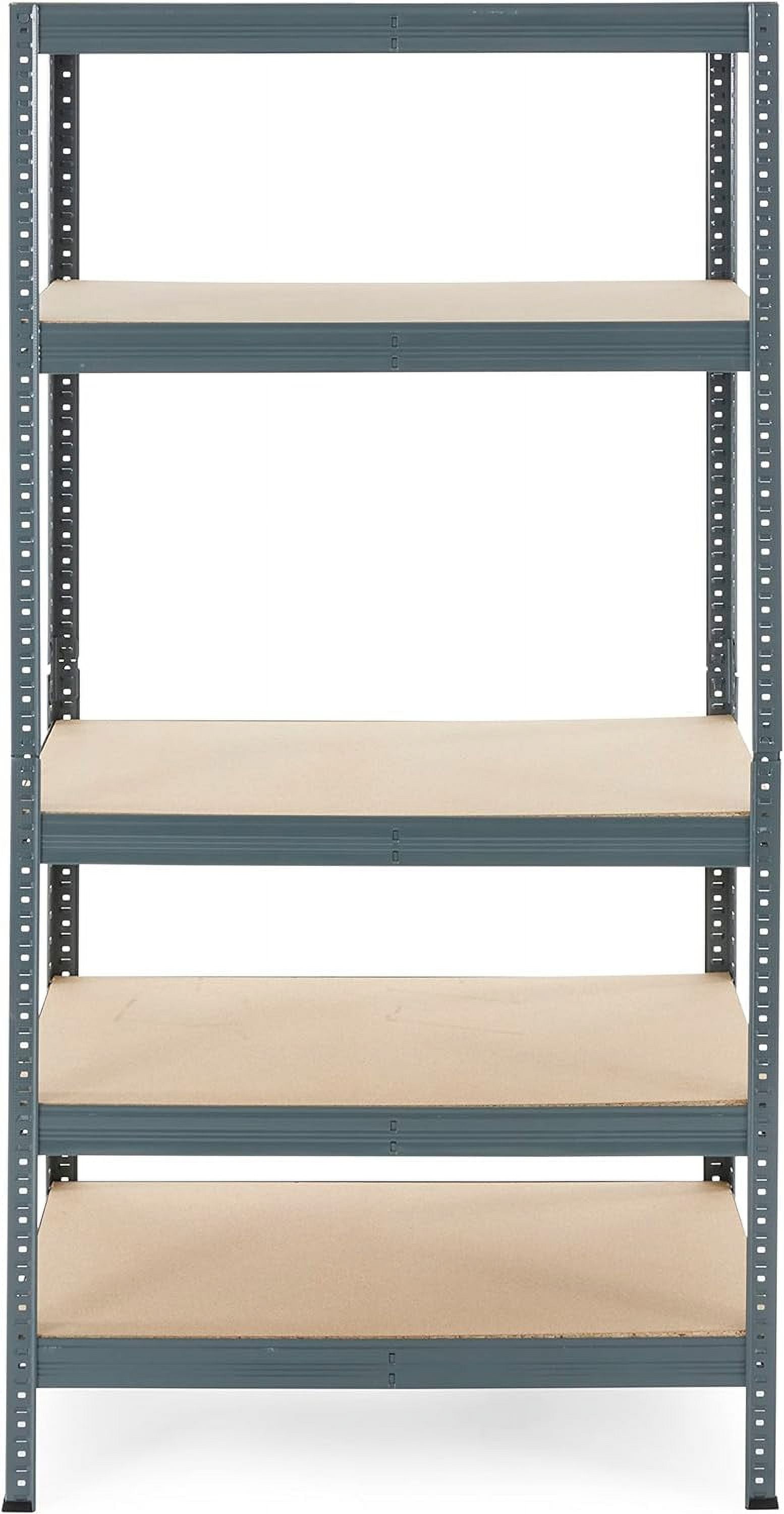 36 x 72 Multipurpose 5 Tier Adjustable Storage Metal Frame Shelving ...