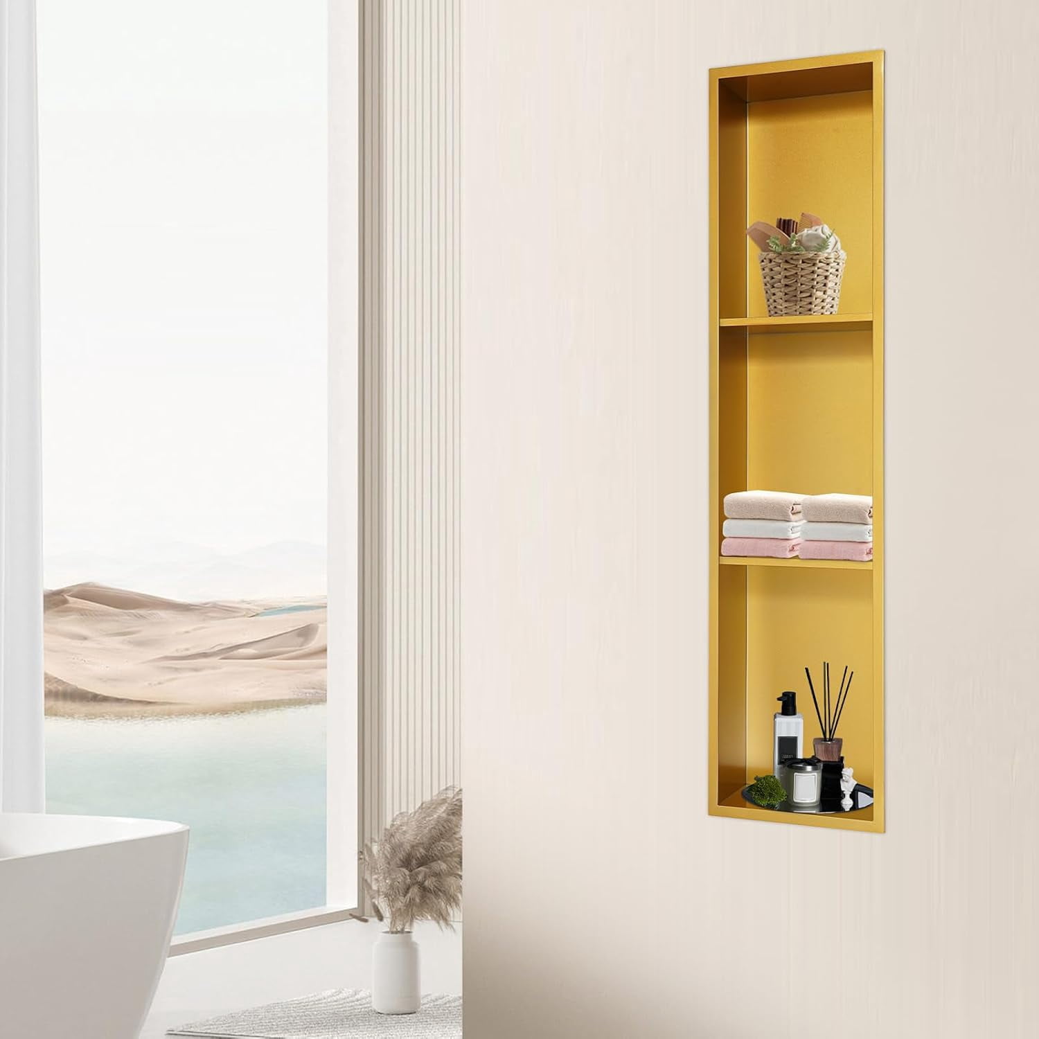 Niche Bathroom Wall Shelf
