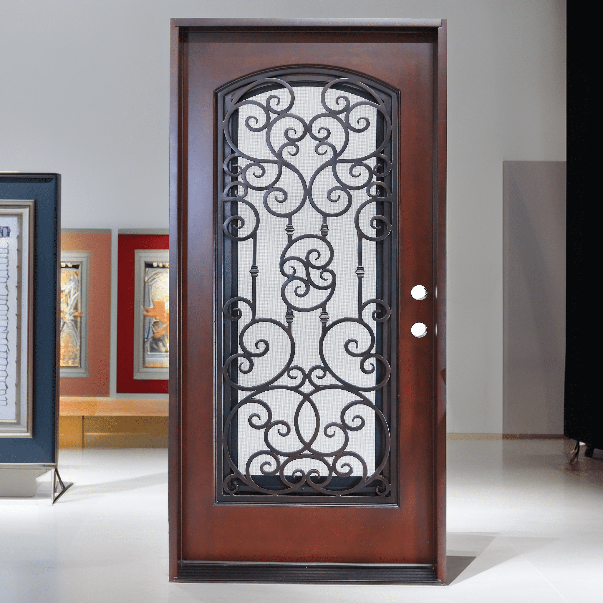 36" x 80" Environment Damage Resistant Polyurethane Composite Exterior ...