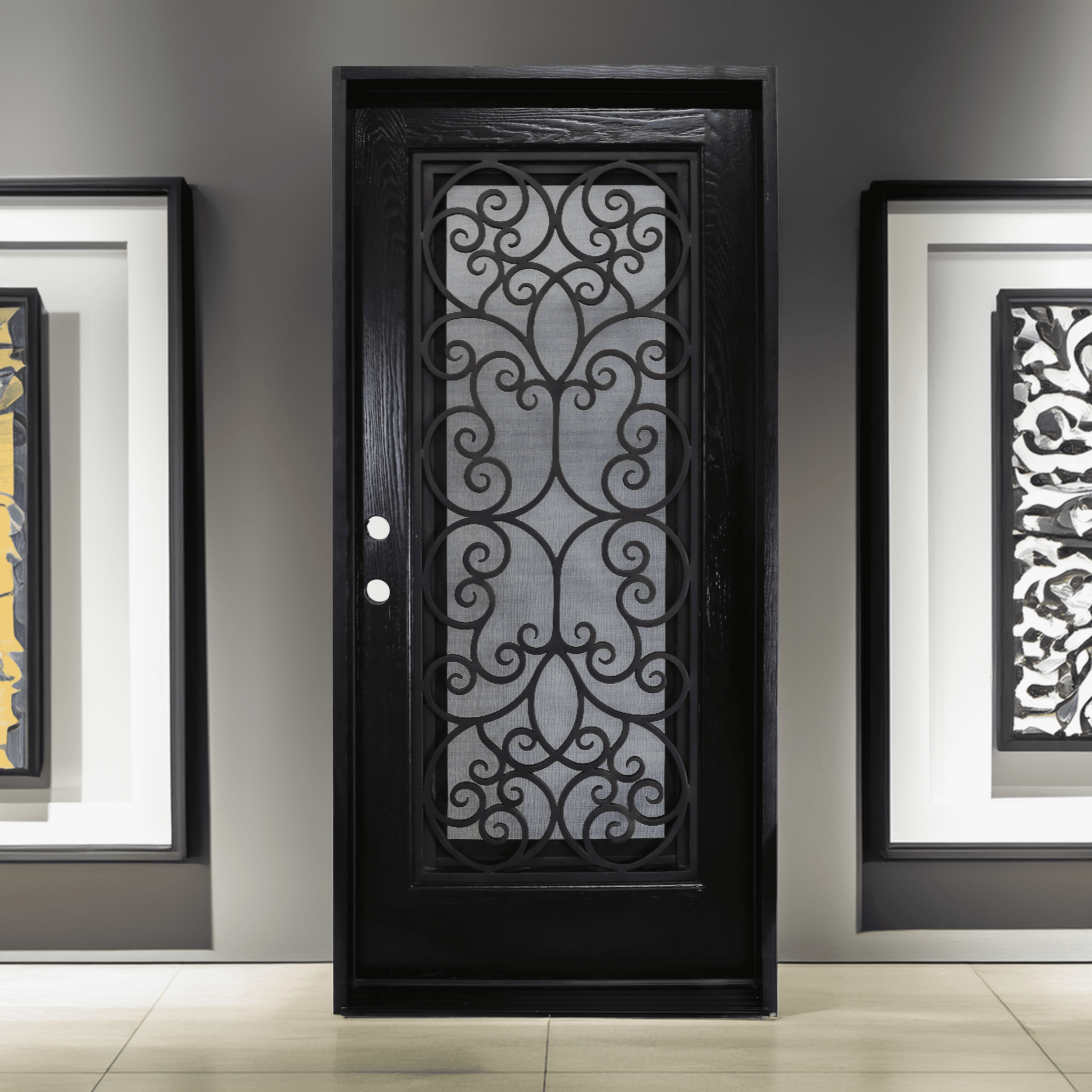 36" x 80" Environment Damage Resistant Polyurethane Composite Exterior ...