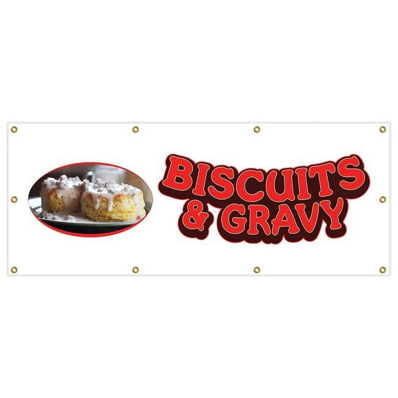 36 x 96 in. Biscuits & Gravy Banner Sign - Walmart.com