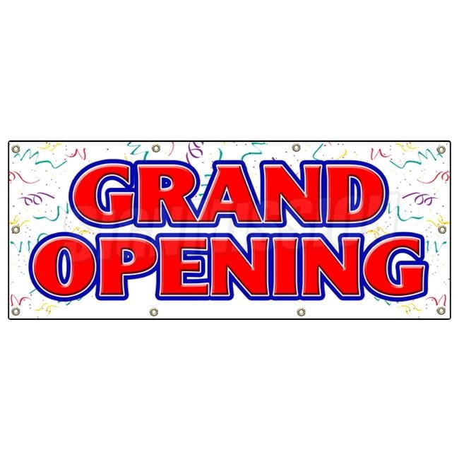 36 x 96 in. Grand Opening Banner Sign - Walmart.com