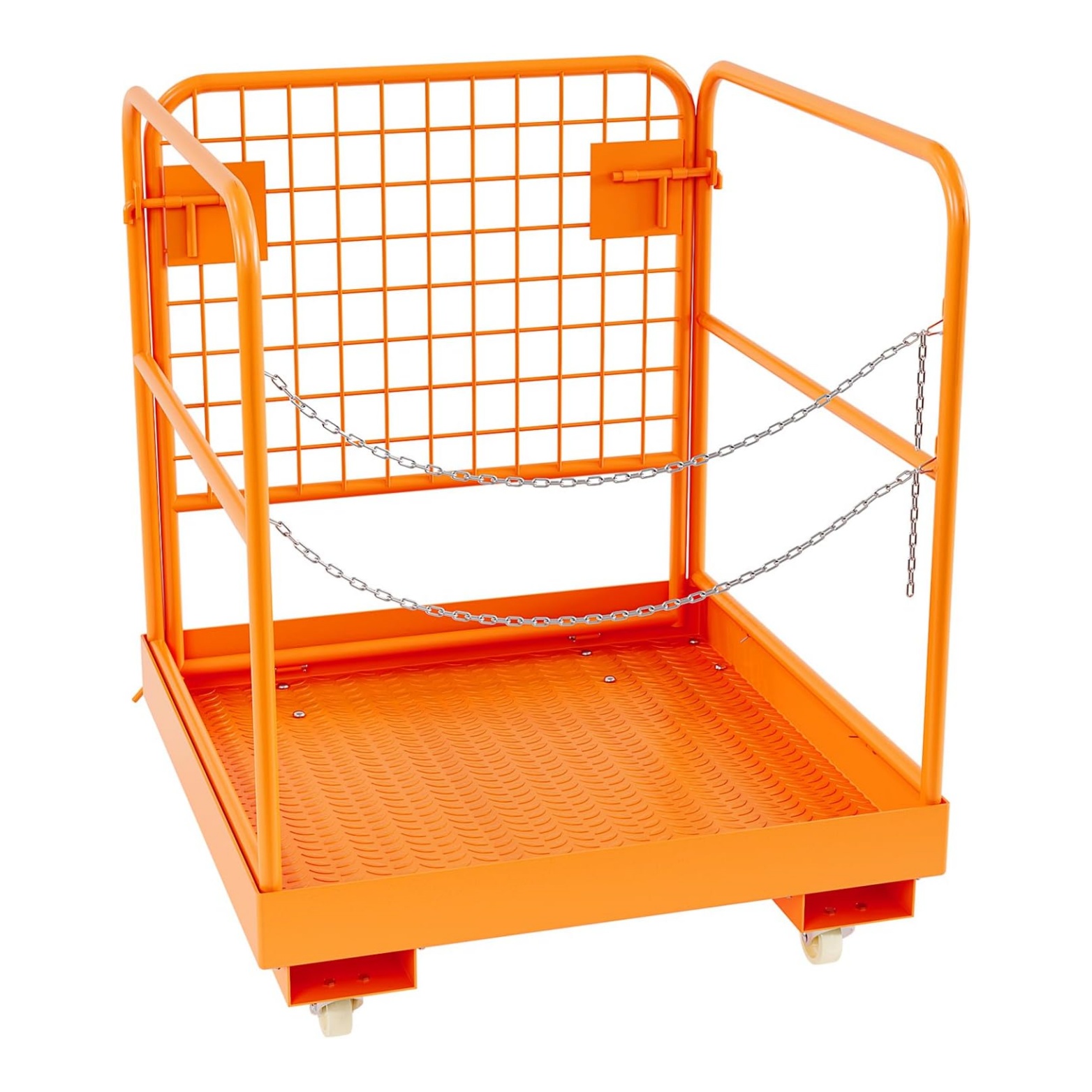 36" x 36" Forklift Safety Cage, Max 1800 LBS Heavy Duty Steel Forklift ...