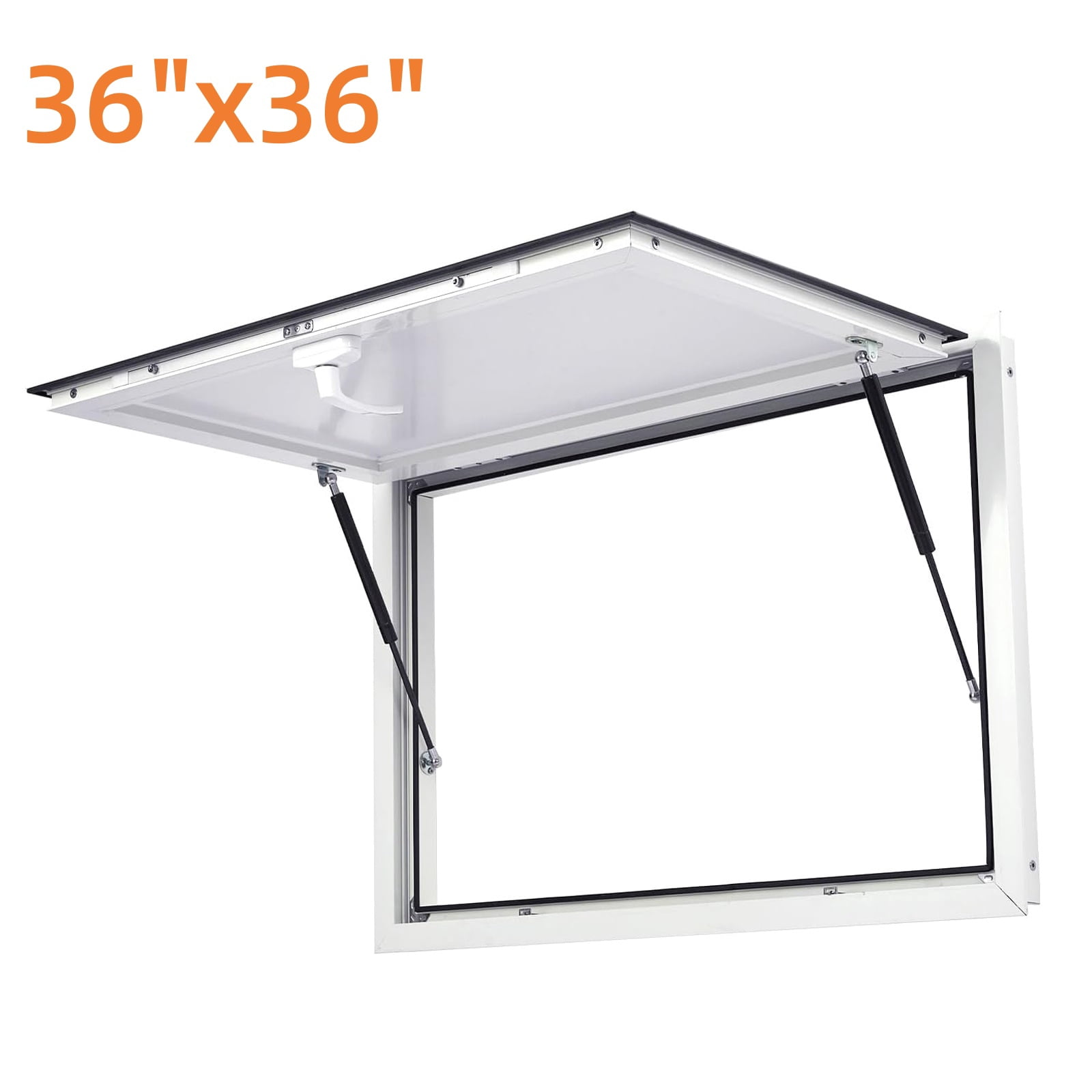 36"x36" Concession Window for Food Trucks, Aluminum Alloy Serving Hatch ...