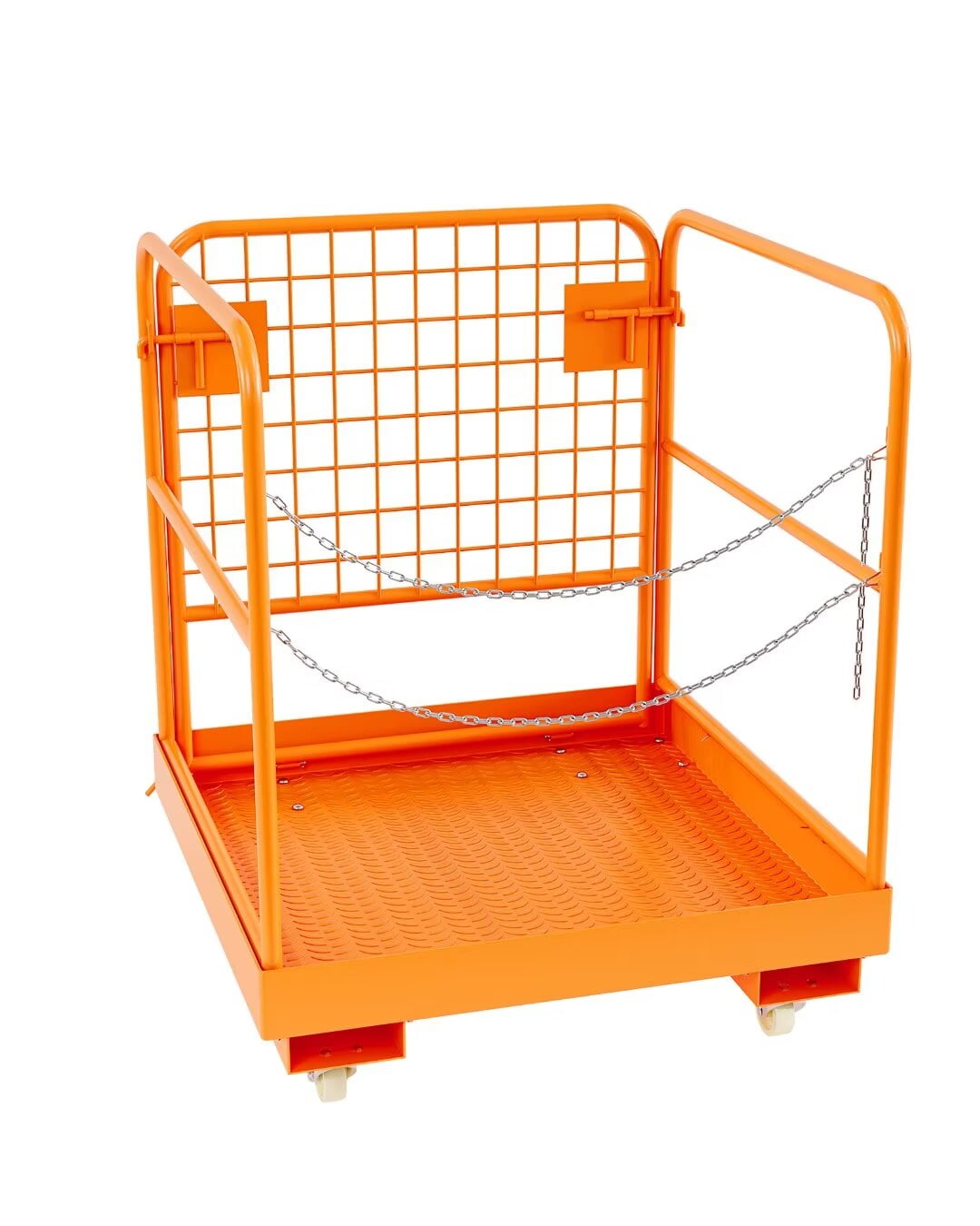 36"x36" Forklift Safety Cage, Heavy Duty Collapsible Forklift Work ...