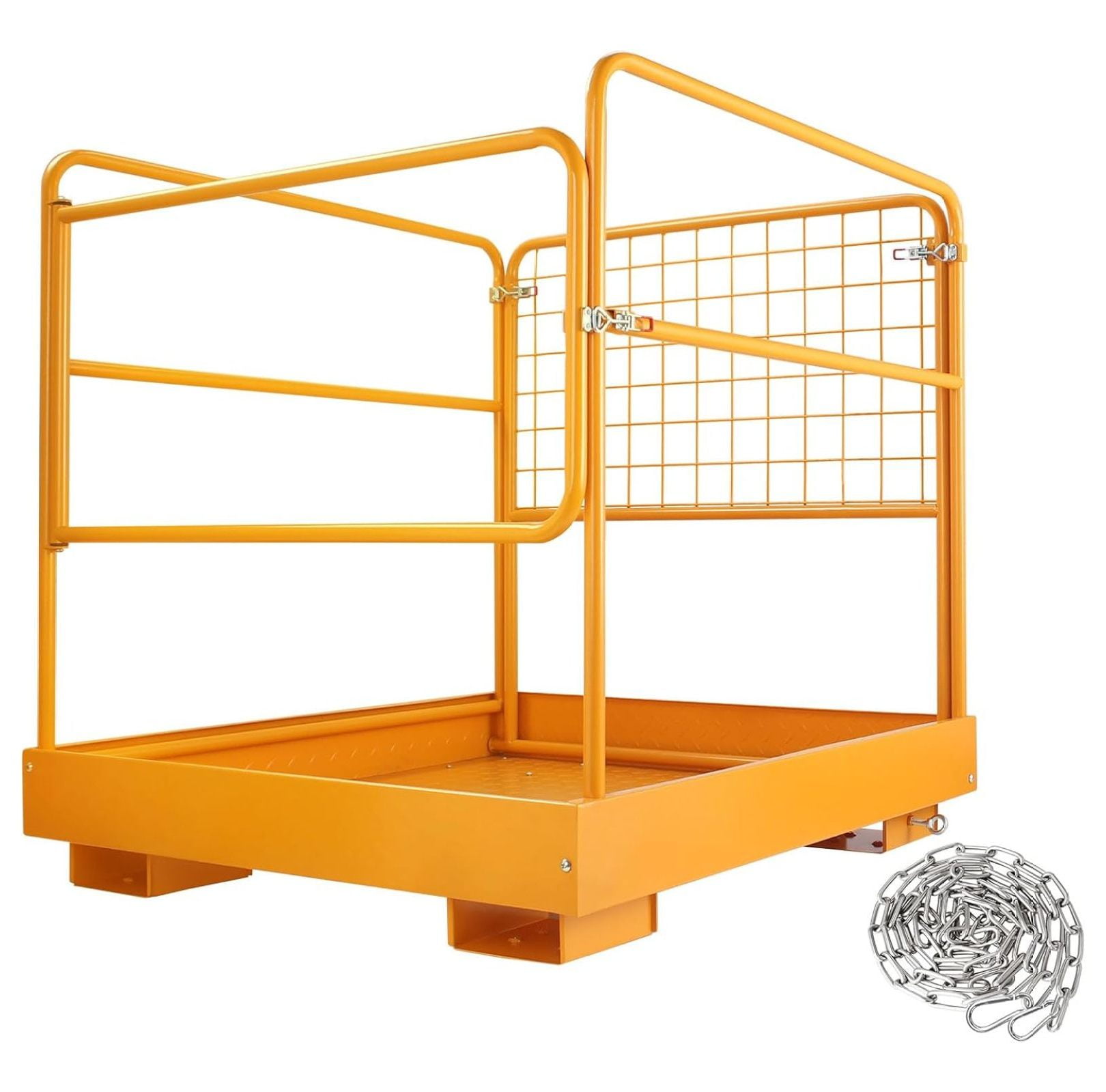 36"x36" Forklift Safety Cages with One Chain Forklift Cages 1200LBS ...