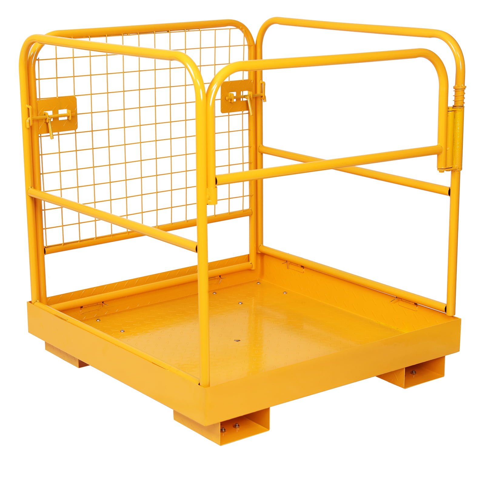 36"x36" inch Forklift Safety Cage Heavy Duty Collapsible Work Platform ...