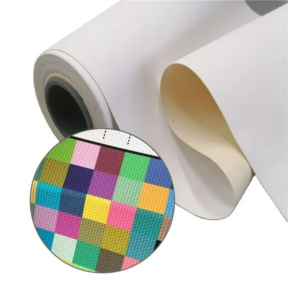 36"x40ft，Polyester-Cotton Inkjet Art Matte Canvas Waterproof Printable ...