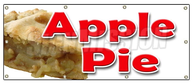 36"x96" APPLE PIE BANNER SIGN baker sweets crust dutch cobbler home ...