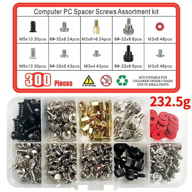 360/228PCS Computer PC Case Hard Disk Drive Fan Motherboard Power ...