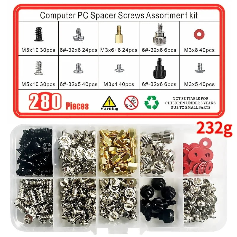 360/228PCS Computer PC Case Hard Disk Drive Fan Motherboard Power ...