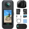 360 Action Camera with 64GB MicroSD Card and Lens Cap Bundle - Walmart.com