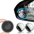 360掳 Adjustable Blind Spot Mirror Pair, HD Wide-Angle Suction Cup ...