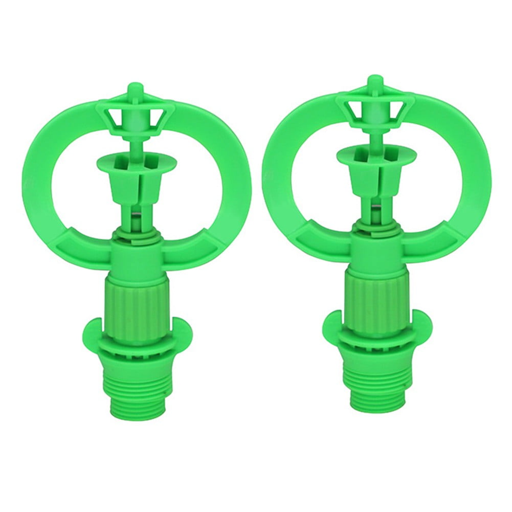 360° Adjustable Flow Rotary Refraction Sprinkler Thread Garden ...