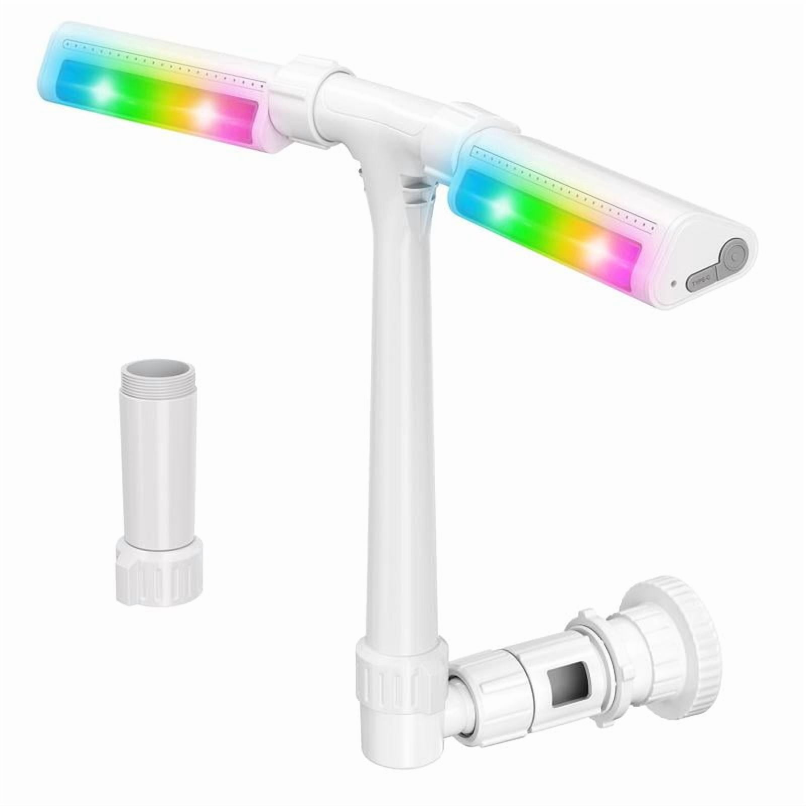 360° Adjustable Pool Fountain with Dual High-Pressure Spray, Cooling ...
