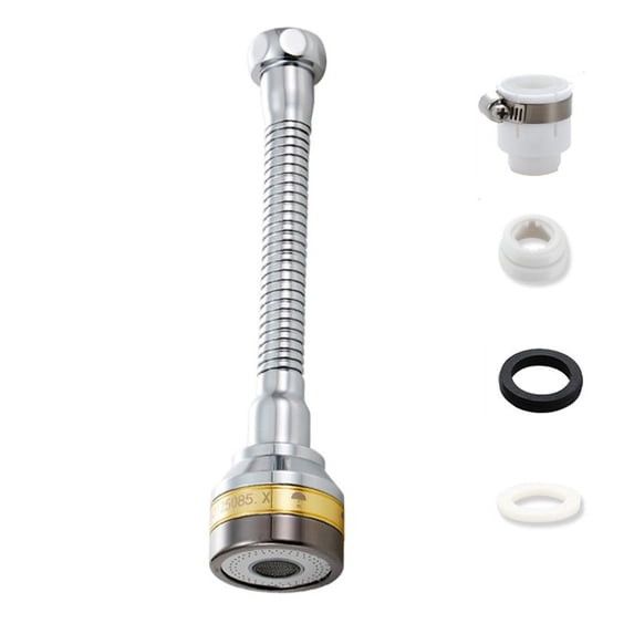 360° Adjustment Faucet Extender Bendable Kitchen Sink Flexible Tap ...
