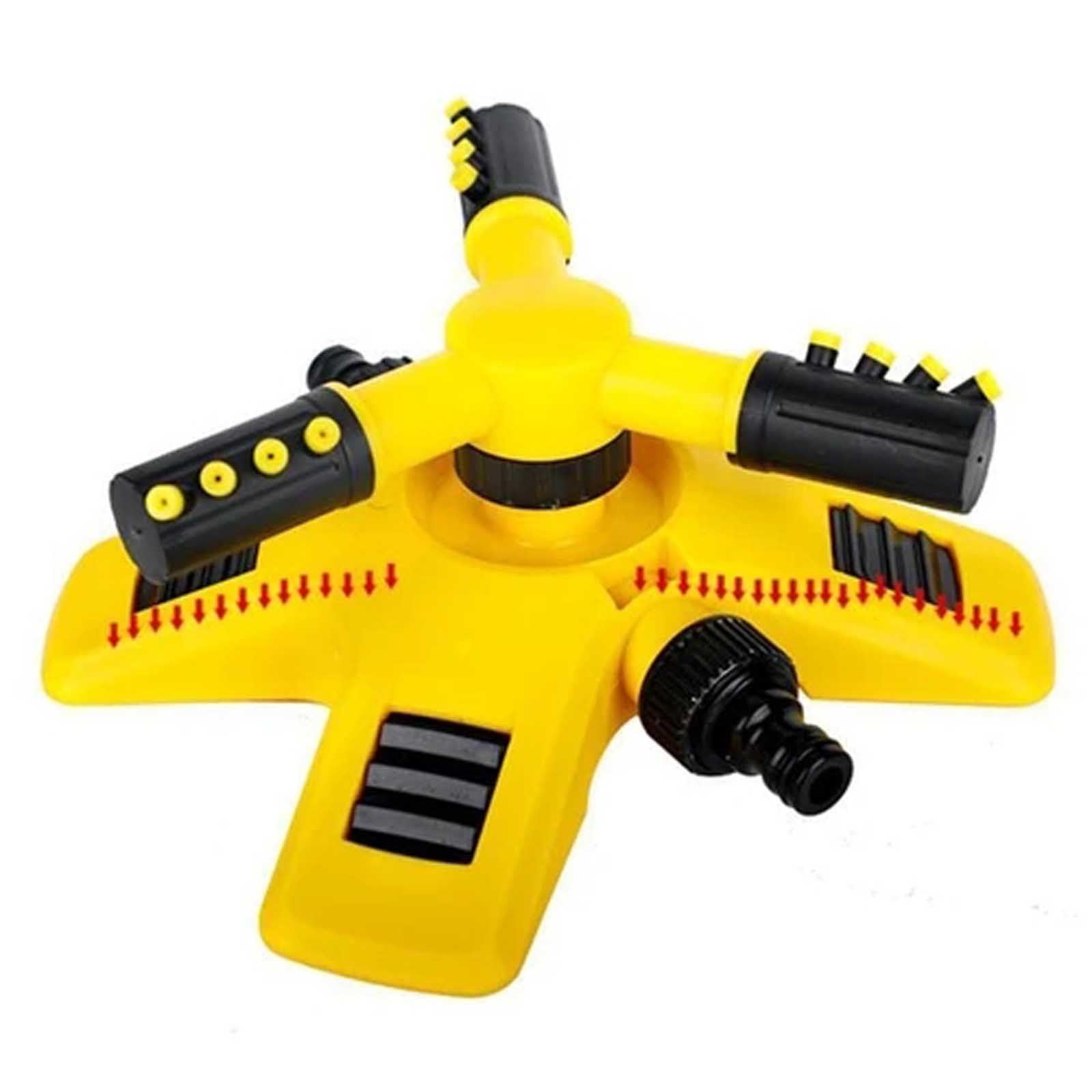 360° Rotating Garden Sprinkler – Automatic Portable Sprinkler with 3 ...