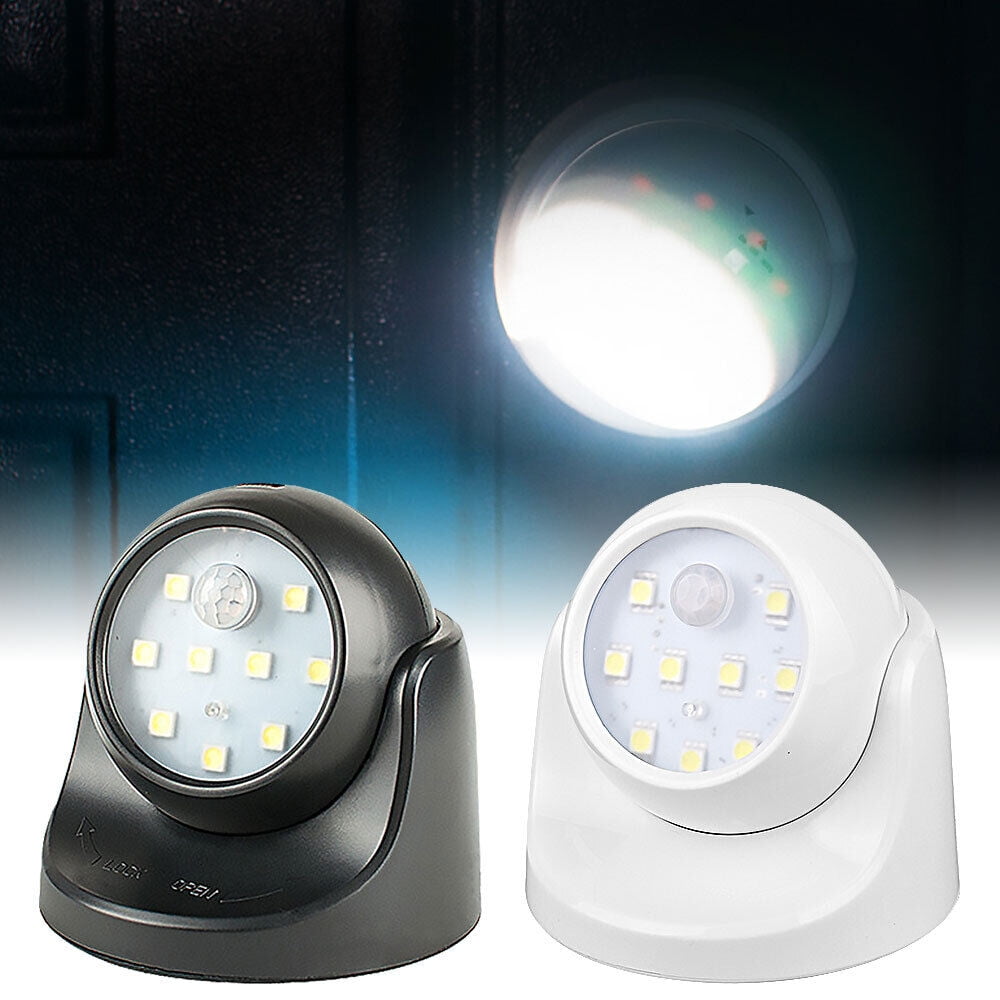 360°Battery Operated Indoor Outdoor Garden Motion Sensor Security LED ...