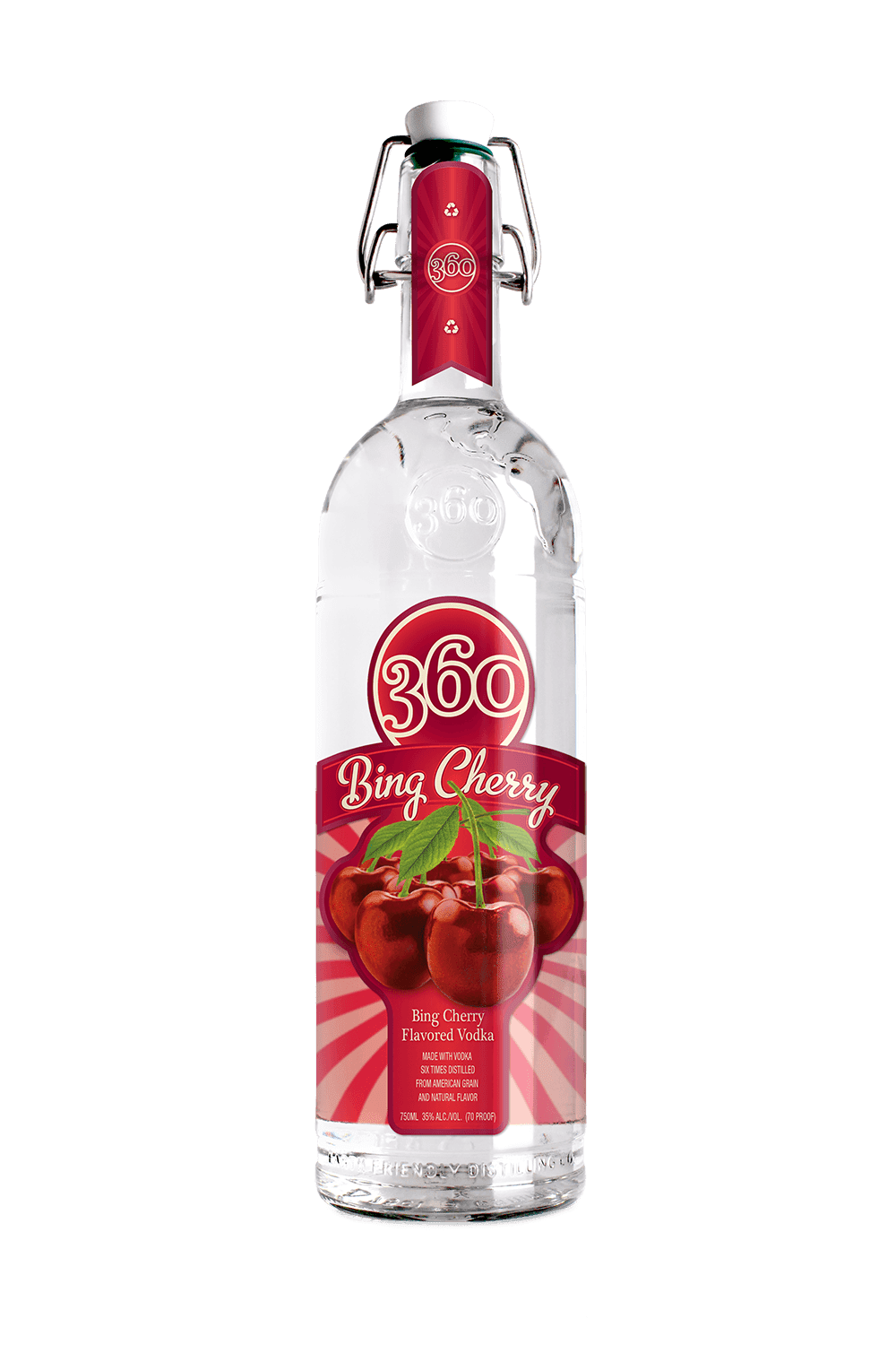360 Bing Cherry Flavored Vodka, 750 ml Bottle, 35% ABV - Walmart.com