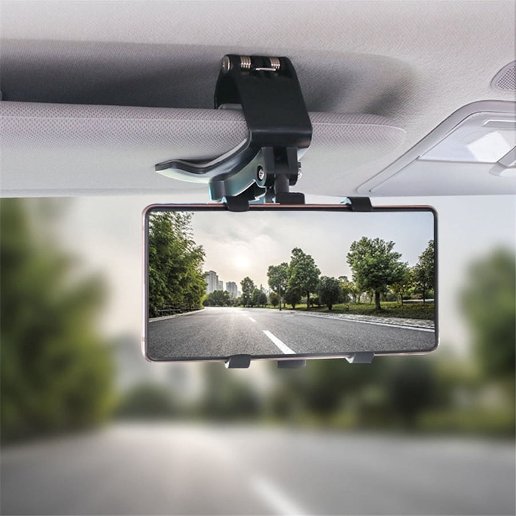 360° Black ABS Car Dashboard Visor Cell Phone Mount Stand Clip Holder ...