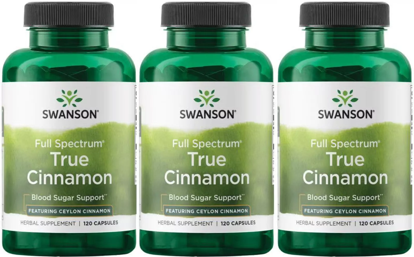 360_Caps_Swanson_True_Ceylon_Cinnamon_300_Mg_Blood_Sugar_Cardiovascular ...