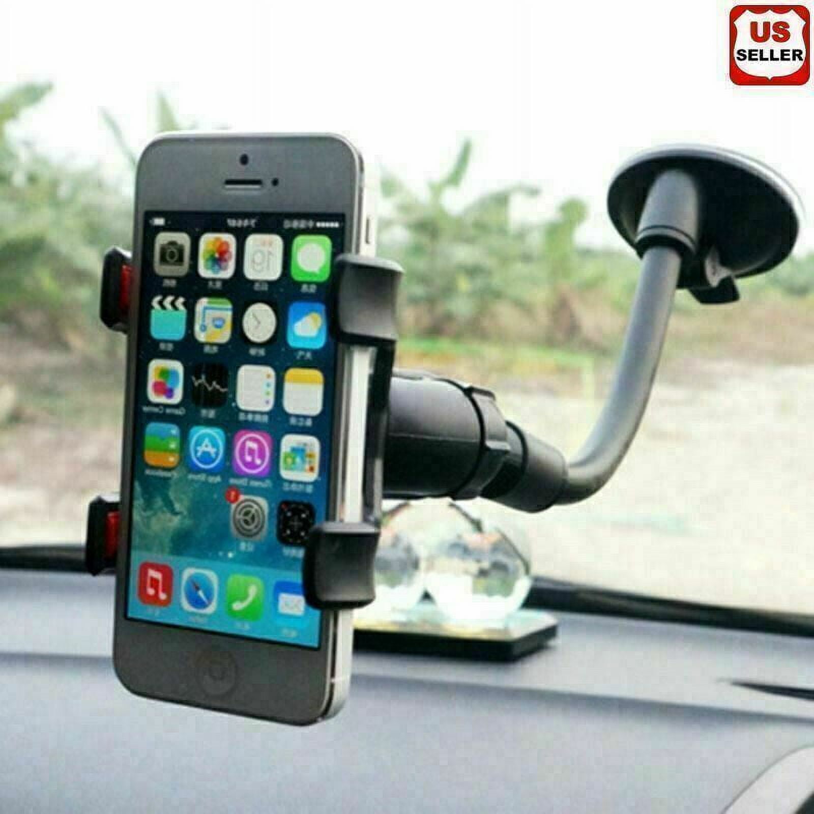 360° Car Windshield Mount Cradle Holder Stand For Mobile Cell Phone GPS ...