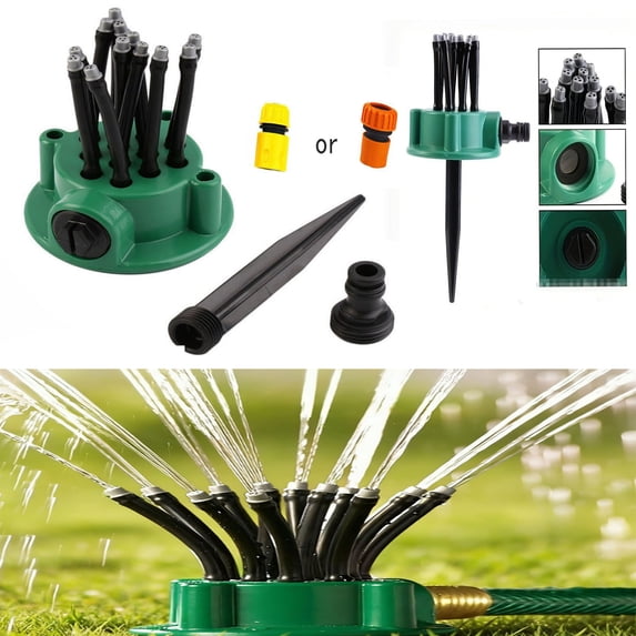 360 Coverage Lawn Sprinklers for Yard, Multi Watering Equipment Tool ...