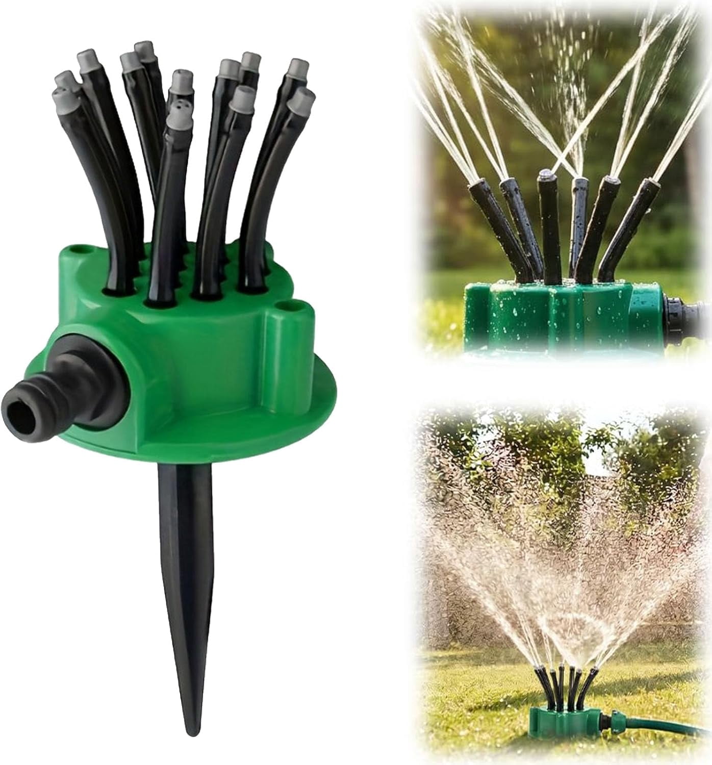 360° Coverage Precision Garden Irrigation Sprinkler, Large Area ...