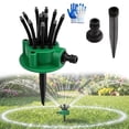 360° Coverage Precision Garden Irrigation Sprinkler, Multi-Adjustable ...