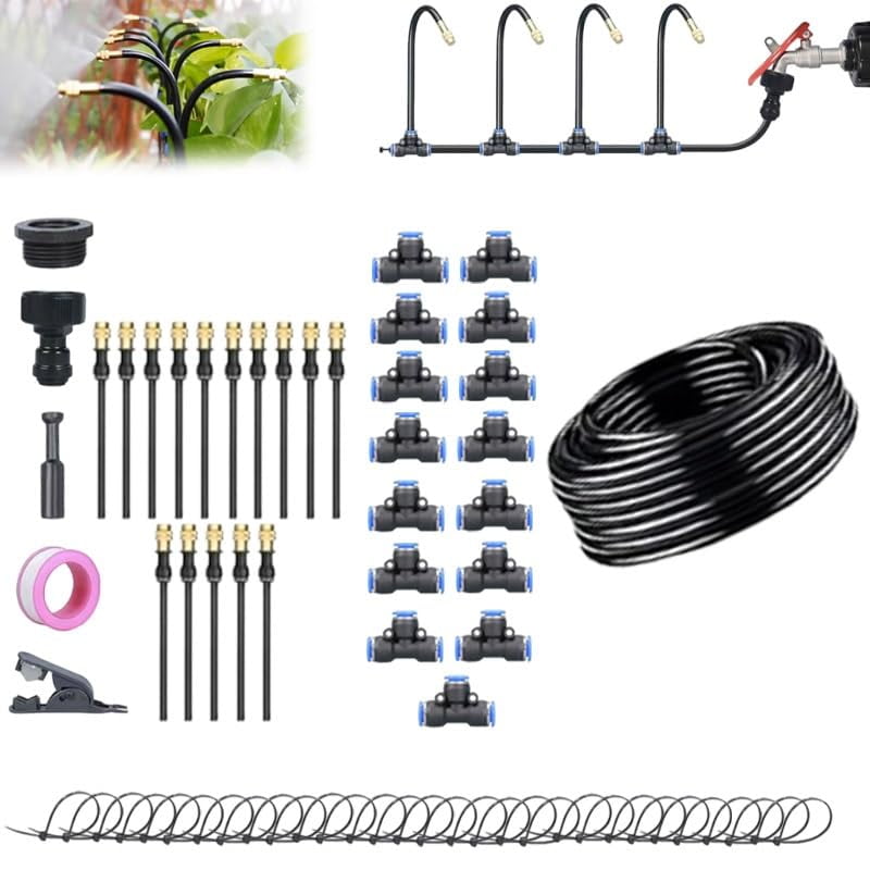 360° Curved Garden Automatic Irrigation System, Bendable Adjustable ...