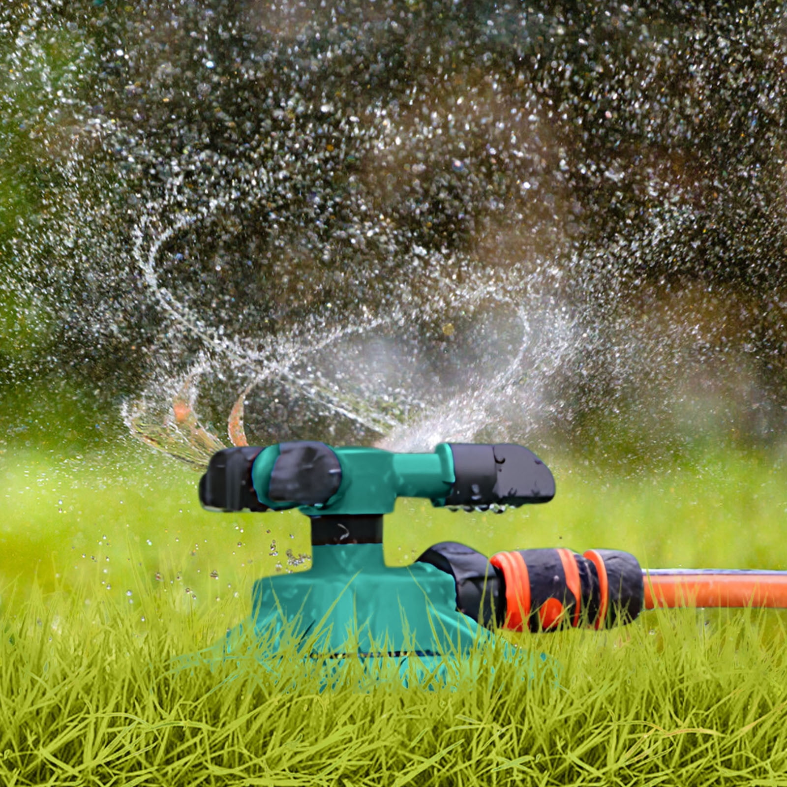 360 Degree Automatic Garden Sprinkler - Rotating Lawn Sprinkler for ...