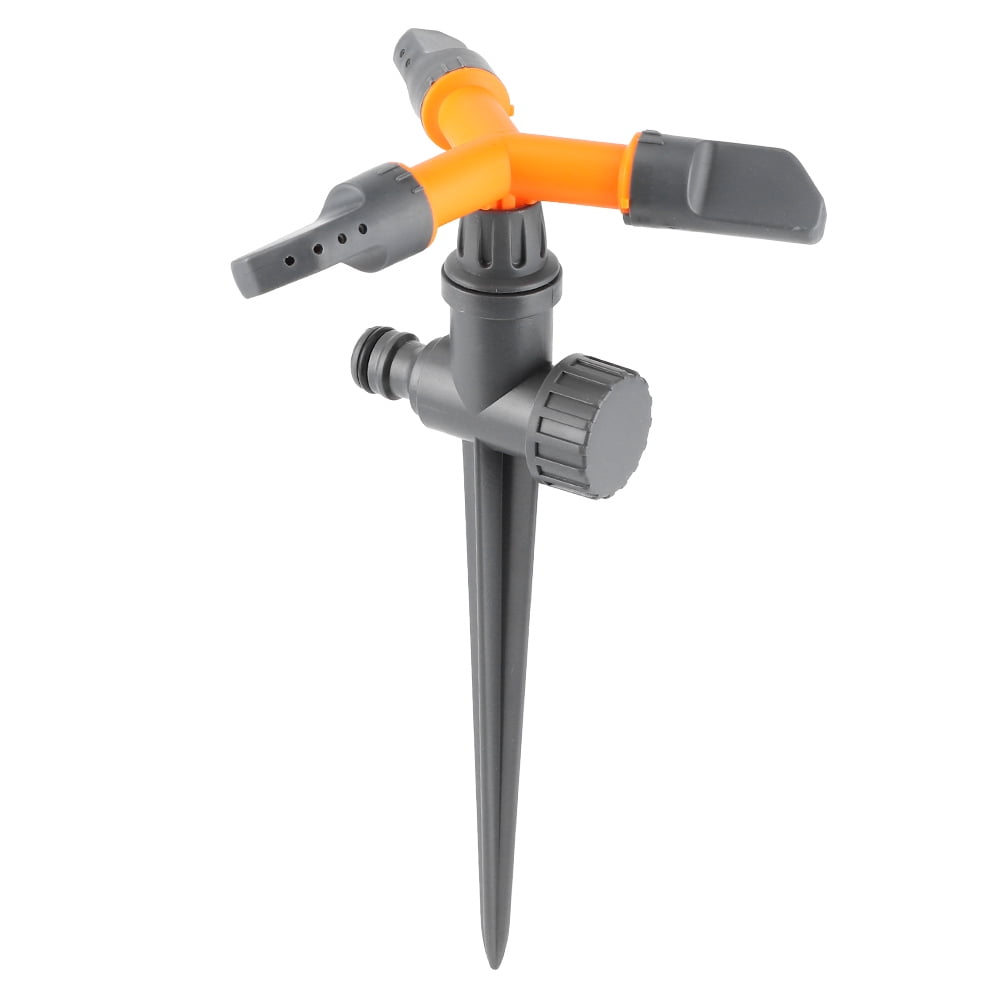 360 Degree Automatic Rotating Lawn Sprinkler Adjustable Three?Arm ...