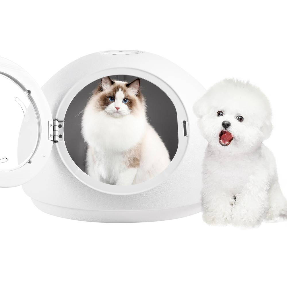 360 Degree Cat Dryer Box - Adjustable Temperature and Speed Pet Hair ...