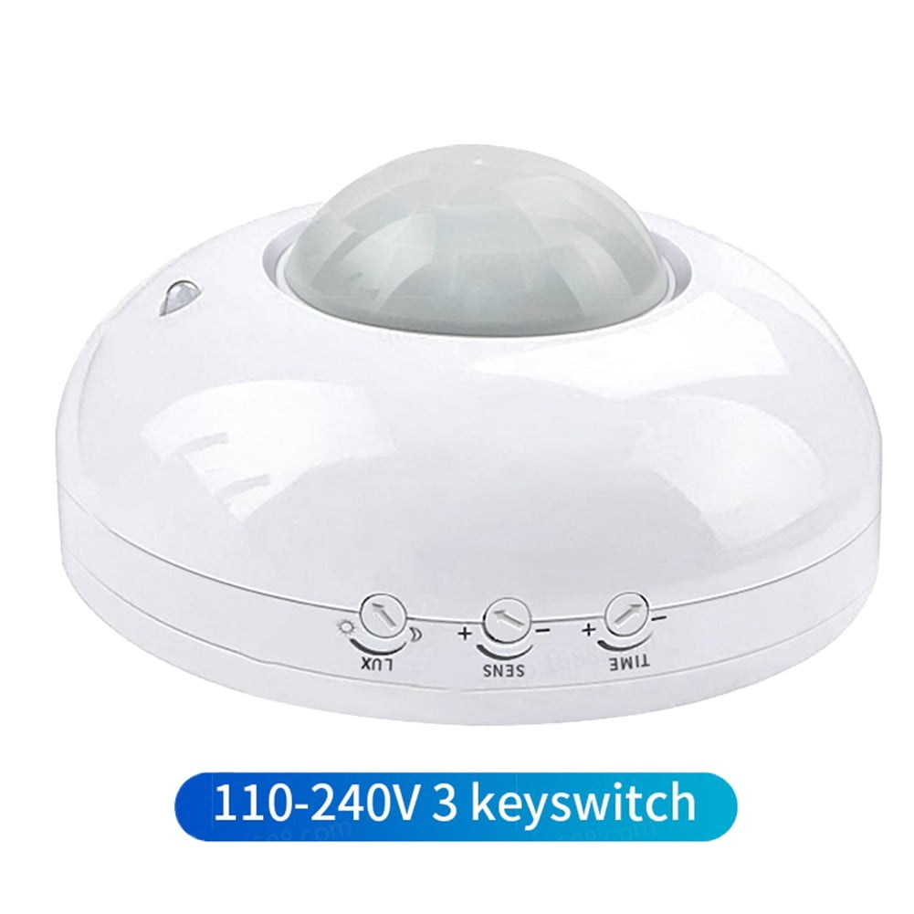 360 Degree Ceiling Mount PIR Motion Sensor Switch for Lights, High ...