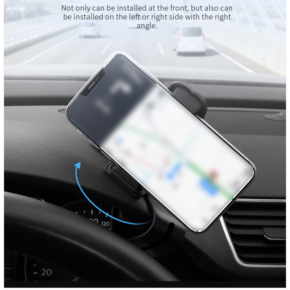 360 Degree Cell Phone Stand Car Mount Dashboard Holder to Rotate Daily ...