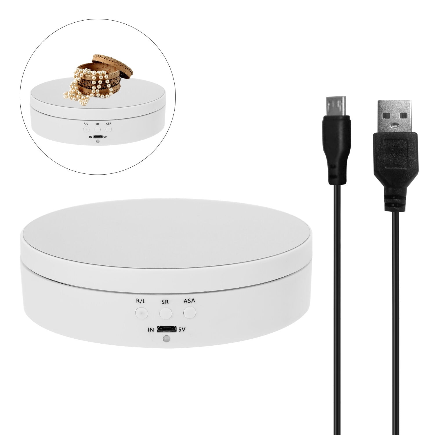 360 Degree Electric Rotating Turntable Display Stand for Photography ...