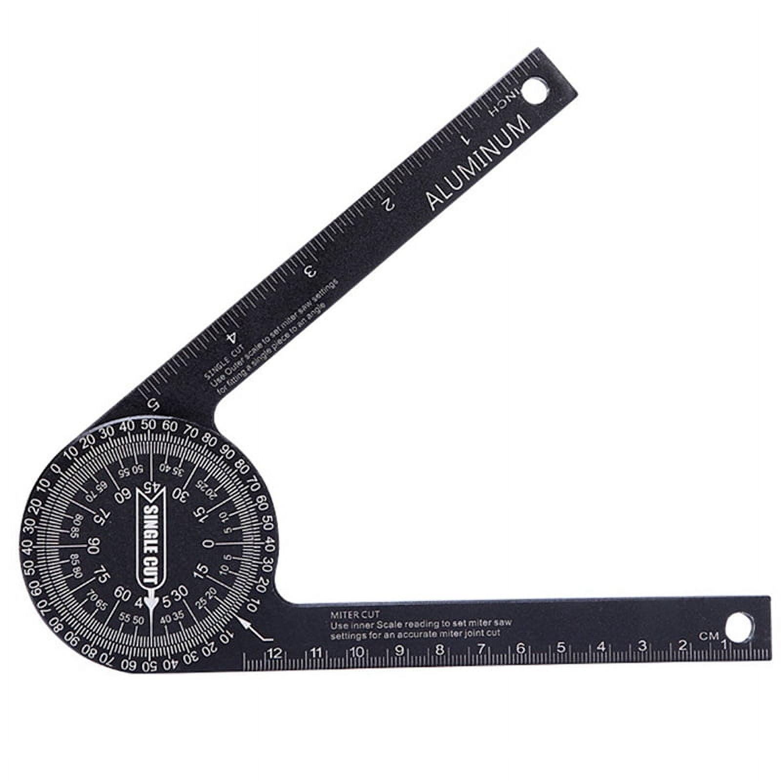 360 Degree Horizontal Protractor DIY Angle Ruler Positioning Angle ...