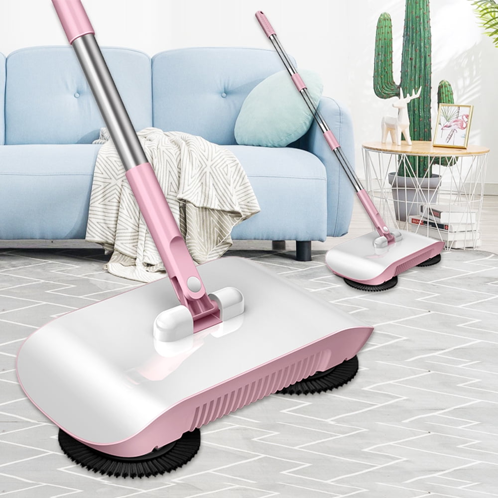 360 Degree Multifunctional 2-In-1 Non-Electric Hand Push Sweeper ...
