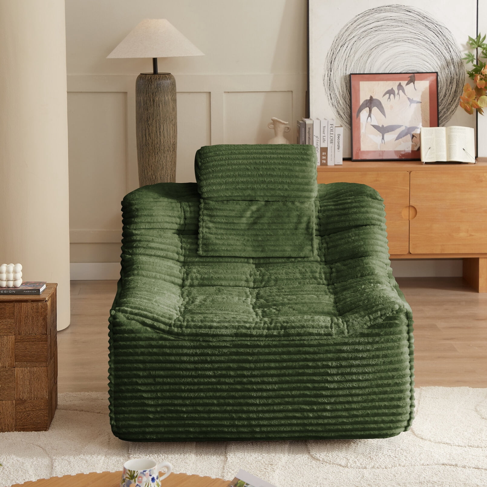 360 Degree Oversize Swivel Glider Chair with Adjustable Head And Lumbar ...
