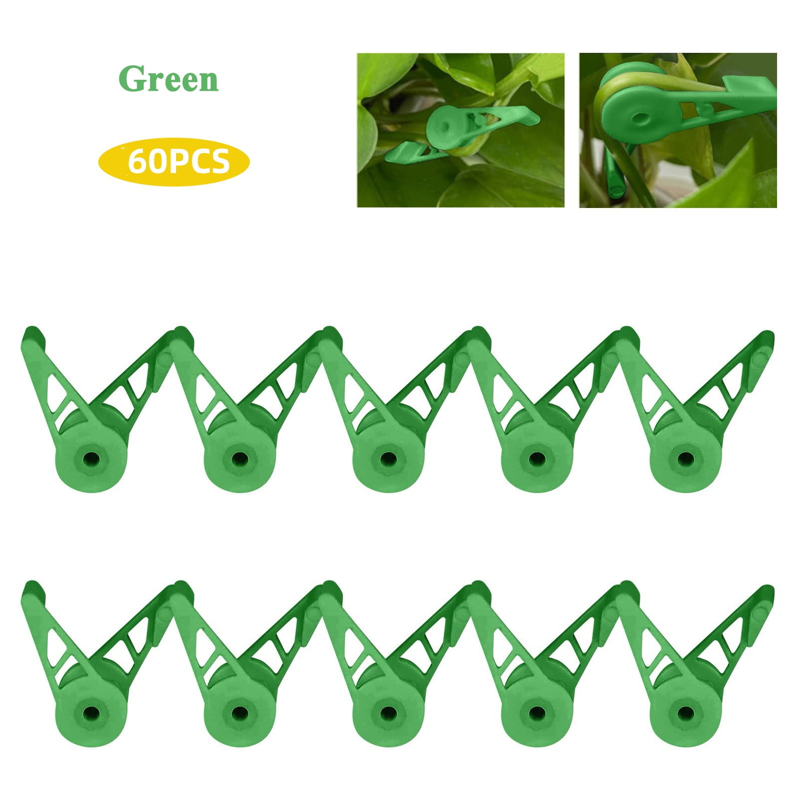 360 Degree Plant Stem Trainer Clips 60Pcs Adjustable Plant Bender Clips ...