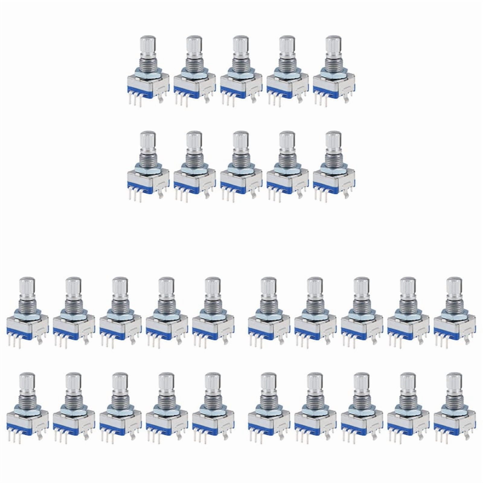 360 Degree Rotary Encoder Code Switch Digital Potentiometer EC11 5 Pins ...