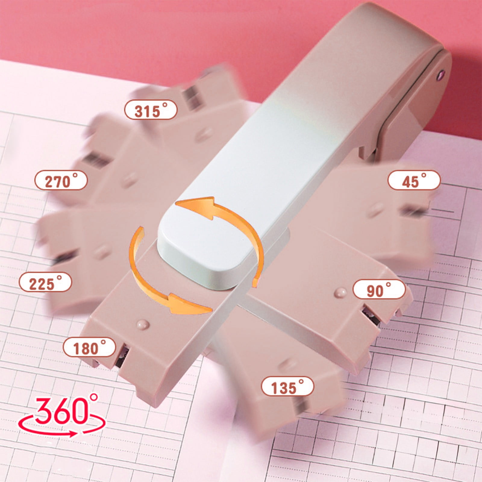 360-Degree Rotatable office Stapler, High-Value Home Staple Gun ...