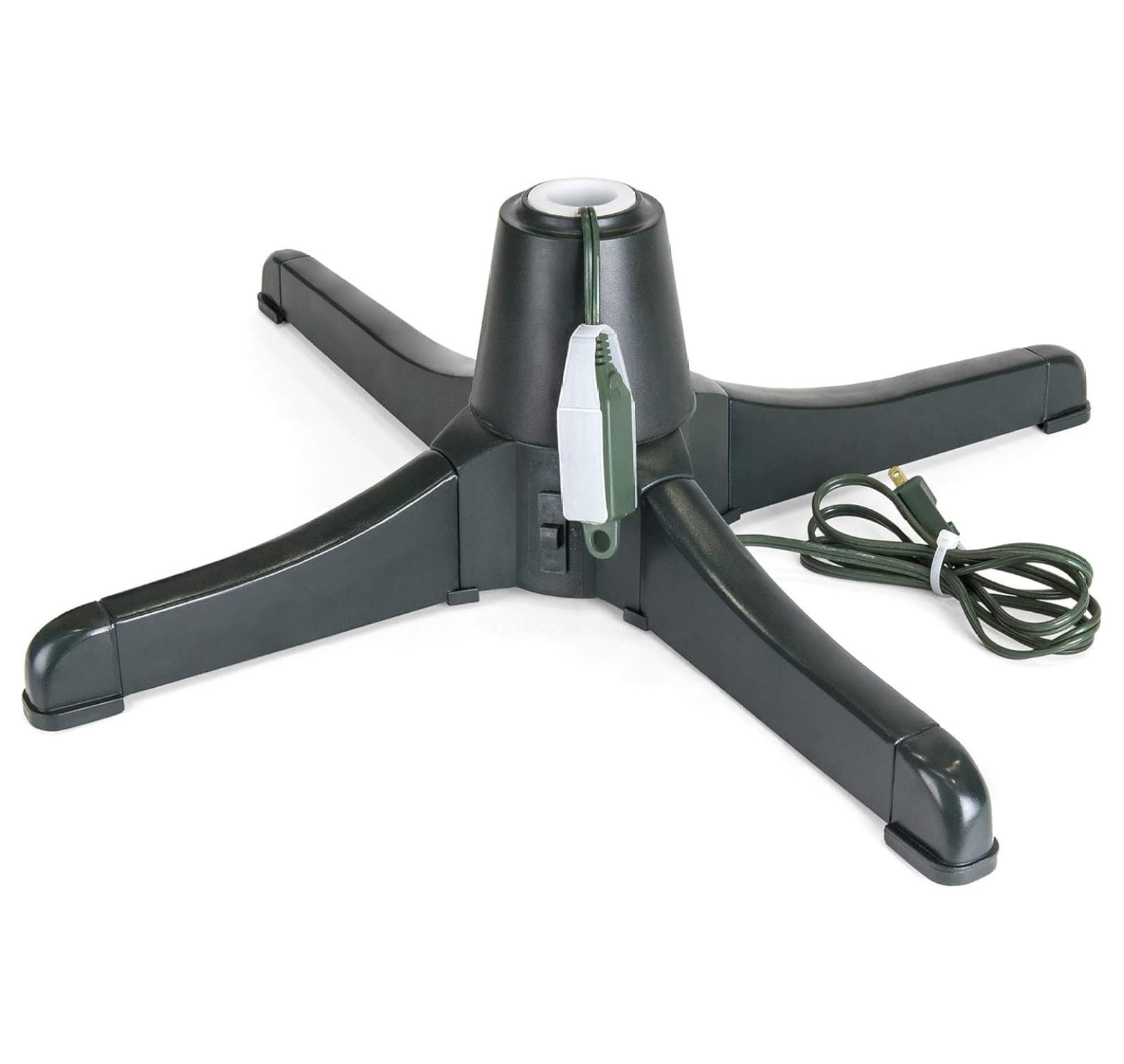 360-Degree Rotating Adjustable Christmas Tree Stand for Up to 7.5ft ...