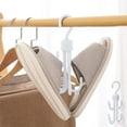 360 Degree Rotating Double Layer Closet Hook Multi Functional Scarf ...