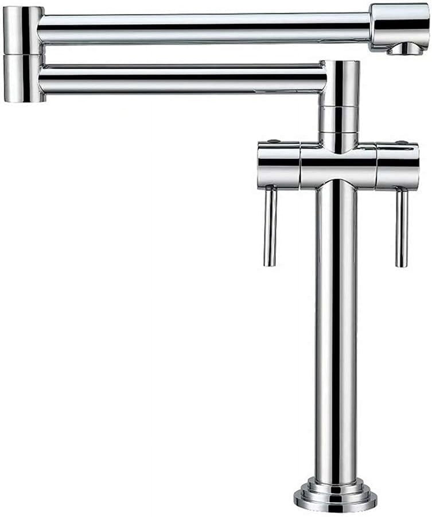 360 Degree Rotating Folding Spout Double Switch Cold Tap Kitchen ...