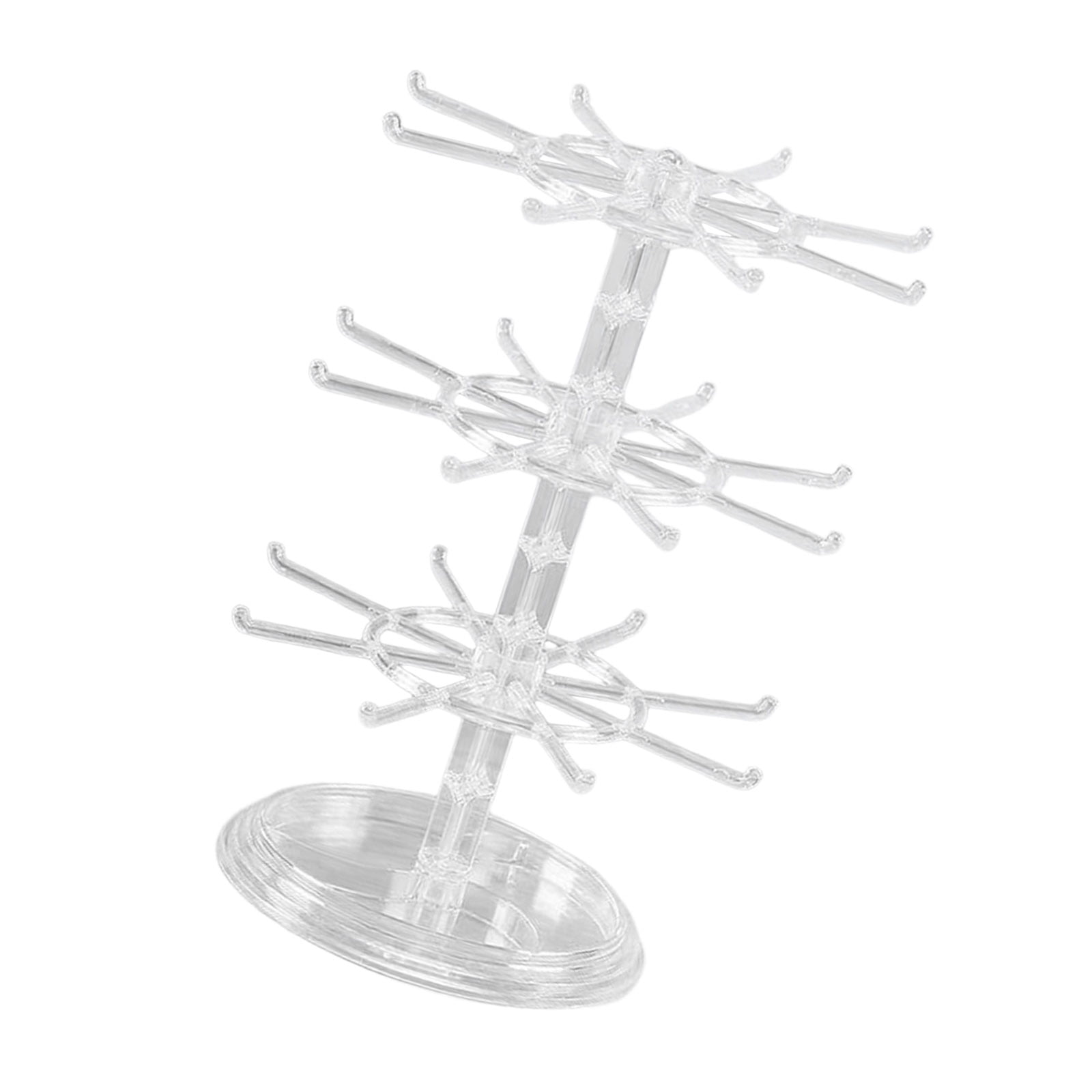 360 Degree Rotating Jewelry Display Stand Multilayer Texture for Retail ...