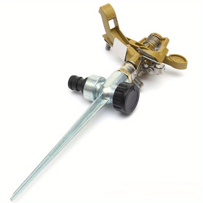 360-Degree Rotating Lawn Sprinkler - Zinc Alloy, Automatic Cooling ...