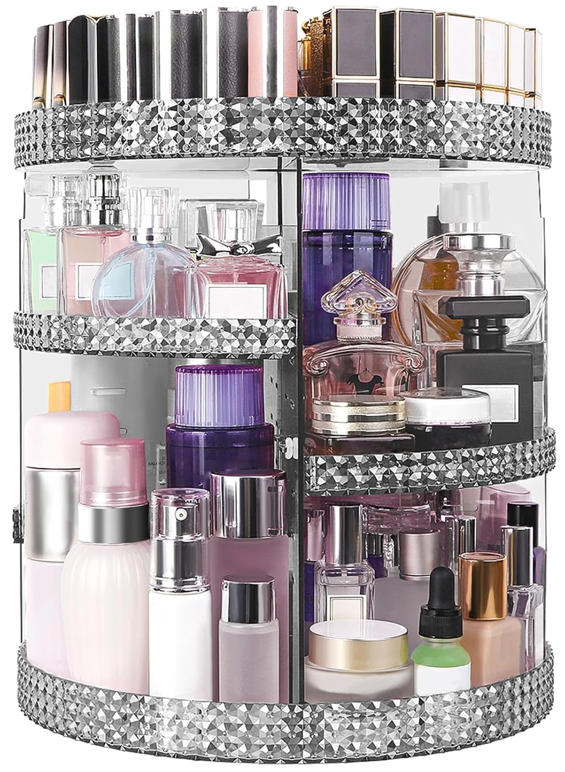 360 Degree Rotating Makeup Organizer, Extra Large Capacity Organizador ...