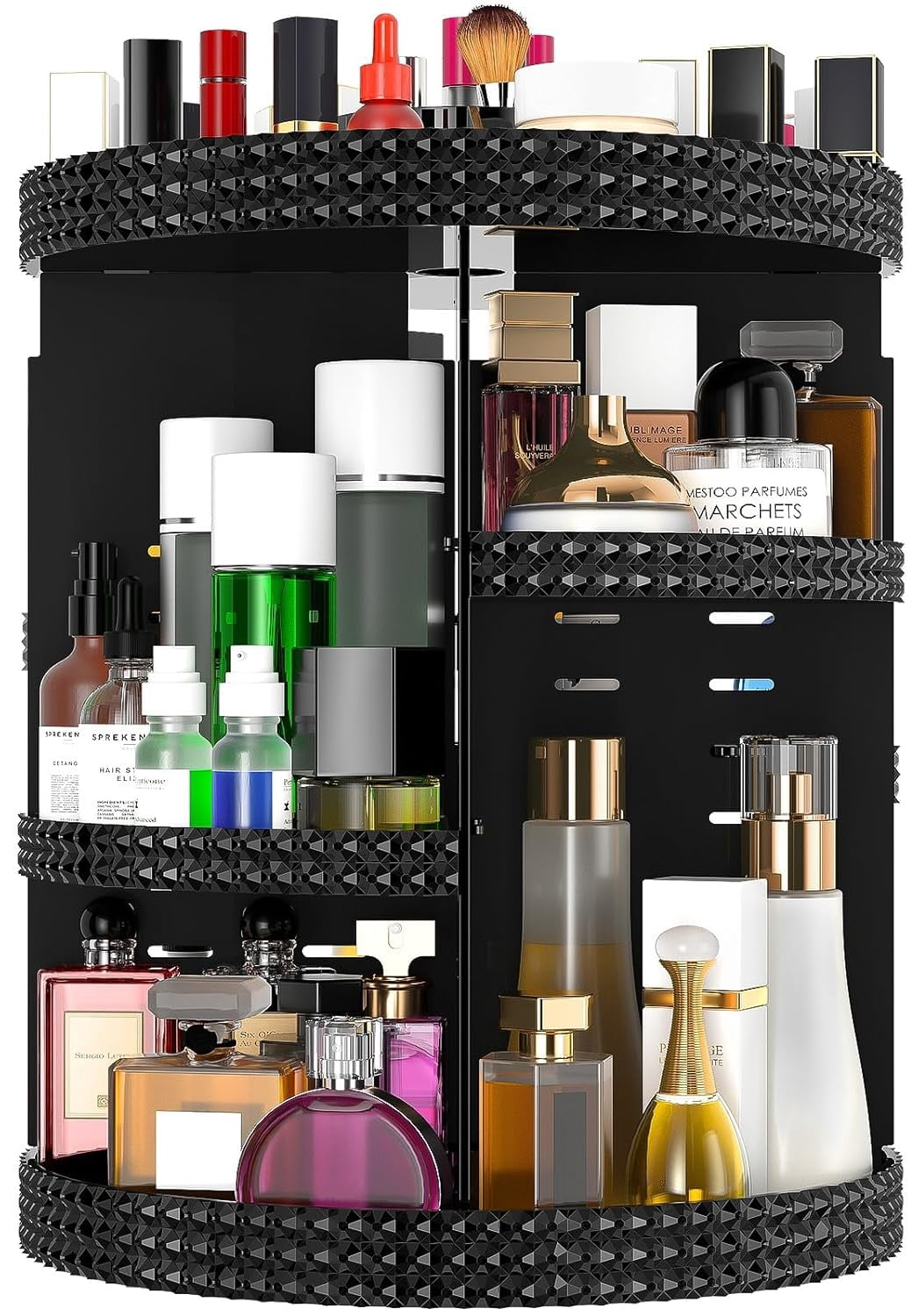 360 Degree Rotating Makeup Organizer, Extra Large Capacity Organizador ...